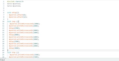 Solved I Have Built A Robot That Has Servos Connected To The Chegg