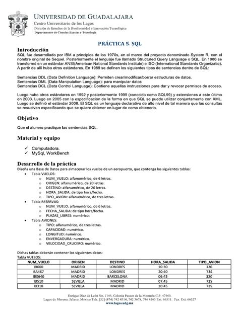 practica sql pdf