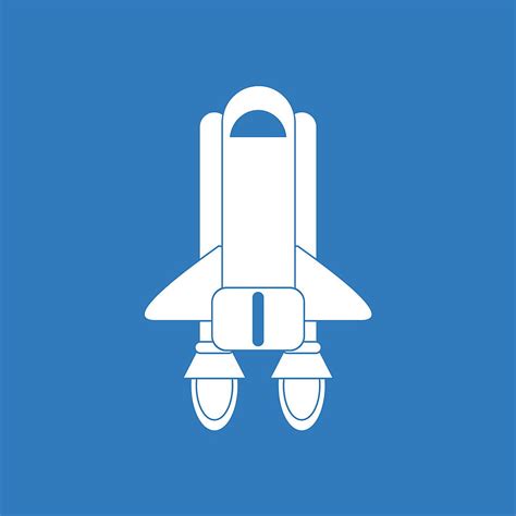 아이콘 우주 왕복선 벡터 Ai Eps Uidownload