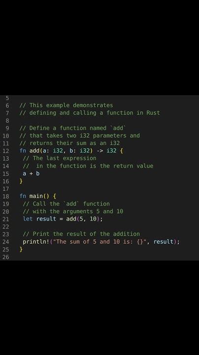 Rust Functions How To Define Call And Use Them Effectively Youtube