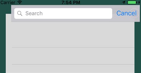 Ios UISearchController Change Width When Editing Starts Stack Overflow