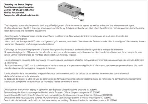 Heidenhain Scanning Head For Lida Incremental Exposed Linear Encoder