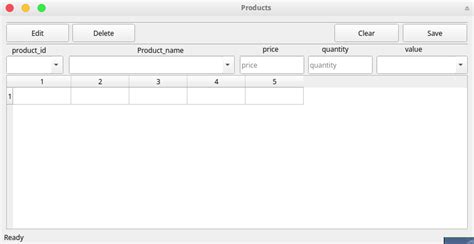 PyQt Open A Table When A Row Is Selected Populating It With The Row Values
