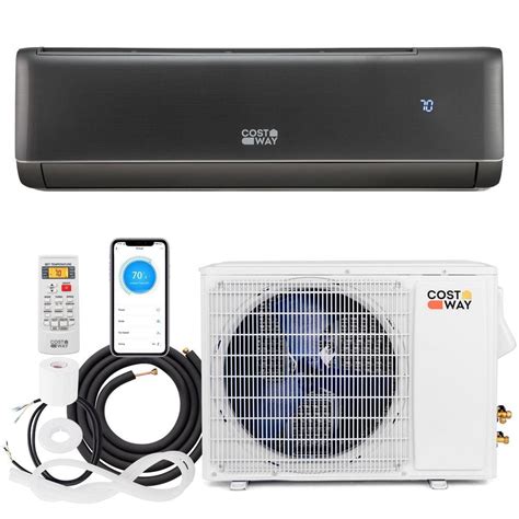 Costway 24000 Btu 2 Ton Ductless Mini Split Air Conditioner With Heat