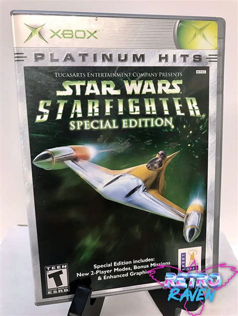 Star Wars Starfighter Special Edition Original Xbox Retro Raven