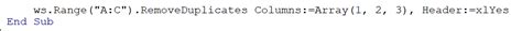 VBA Remove Duplicates In Excel Examples How To Remove
