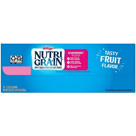 Bulk Nutri Grain Breakfast Bars Raspberry 16 Pk Wholesale Foods