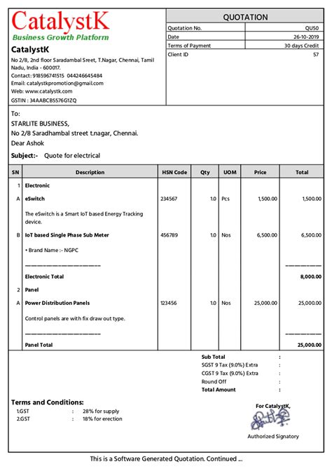 Download 38 Sample Quotation Letter With Terms And Conditions