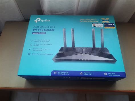 Tp Link Archer Ax Wifi Router Computers Tech Parts Accessories Networking On Carousell