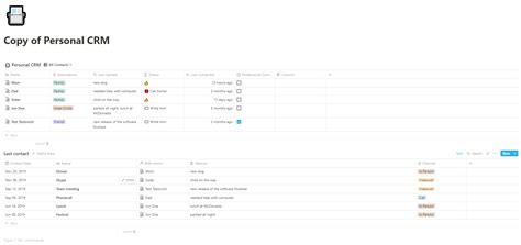 personal crm r notion