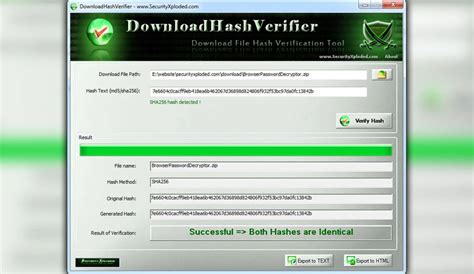 Hash Verifier Download Latest 2025 Filecr