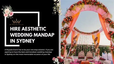 Ppt Hire Aesthetic Wedding Mandap In Sydney Powerpoint Presentation