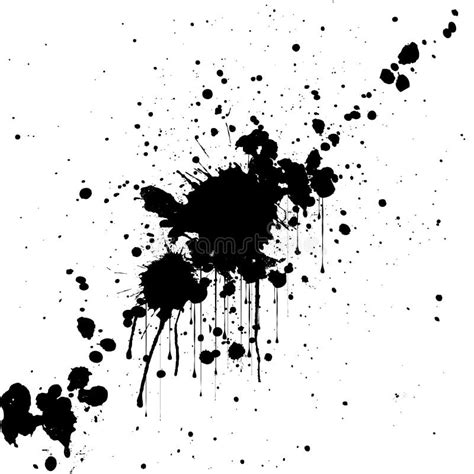 Grunge Ink Splatter Stock Vector Illustration Of Design 3309139