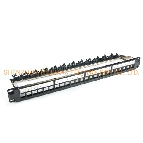 1u 19inch 24 Ports Ftp Blank Patch Panel With Cable Holder Patch 1u 19inch 24 Ports Ftp Blank Patch Panel With Cable Holder Patch