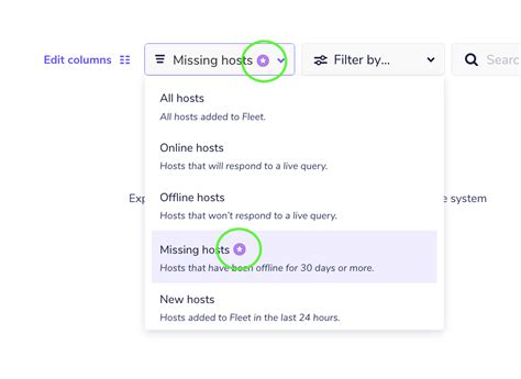 7 dashboard manage host page host filters · issue 10820 · fleetdm