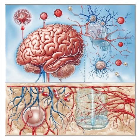 A Diagram Of The Bloodbrain Barrier And How Certain Drugs Can Cross It
