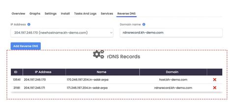 how to configure rdns for your vps knownhost