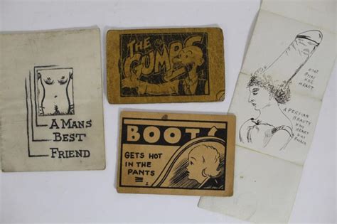 Lot 1930s Tijuana Bibles Risque Comics And Drawing