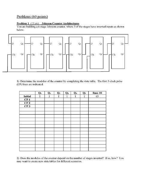 Solved Problems Points Problem Pts Johnson Chegg Com