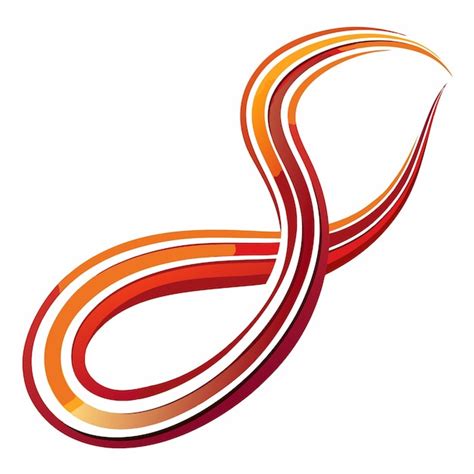 Abstract Line Art Design Where Long Flowing Curves Intertwine And Overlap Premium Ai Generated