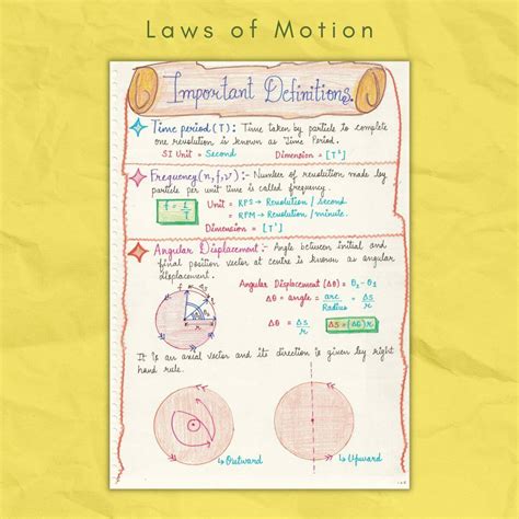 Class 11 Physics Laws Of Motion Notes Laws Of Motion Explained
