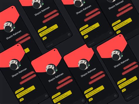 Dark Chat UI Design By Shazin Rahman On Dribbble
