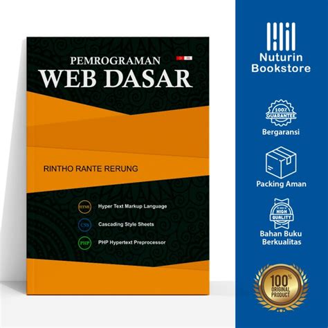 Jual Buku Pemrograman Web Dasar Html Css Php Kab Sleman Nuturin Bookstore Tokopedia