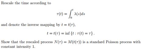 Solved Let λ t t be a nonnegative function defined on Chegg
