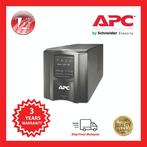 [new] Apc Smart Ups Line Interactive 750va Tower 230v 6x Iec C13 Outlets Nmc Avr Lcd