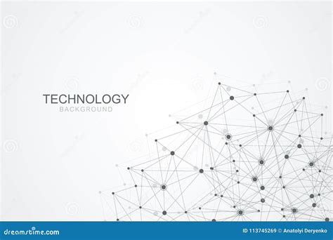 Global Network Connections With Points And Lines Internet Connection Background Stock Vector