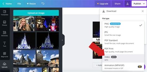 How To Make A Video Pinterest Pin In Canva Sand And Snow
