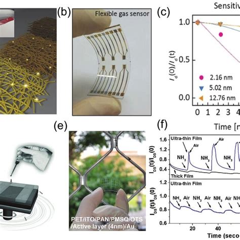 Schematic Illustration Of The A Chemiresistive And B Ofet Gas Sensor Download Scientific