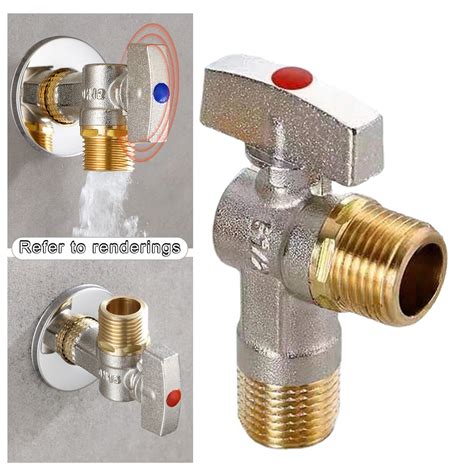Brass Flow Angle Value Plumbing Fitting Triangle V Grandado