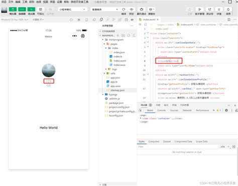 微信小程序开发制作 小程序开发者工具功能介绍 微信小程序可视化编辑器详解 csdn博客