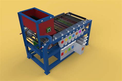 Automatic Screw Bolt Sorting Conveyor Machine 3d Model By Surf3d