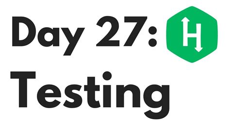 hackerrank day 27 testing python youtube
