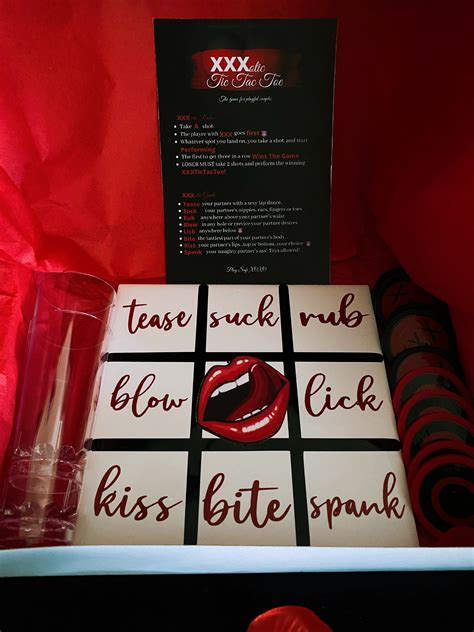 Kinky Tic Tac Toe Xxxotic Tic Tac Toe Etsy