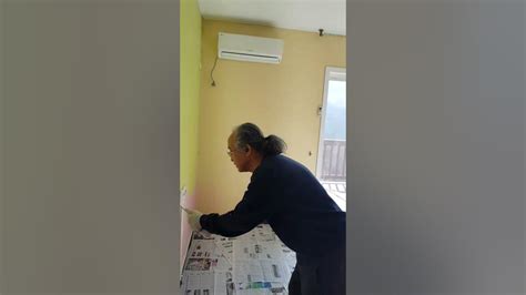 펜션지기 행농의 봄단장 페인트 칠하기 연두색에 봄이 물들다~ Youtube