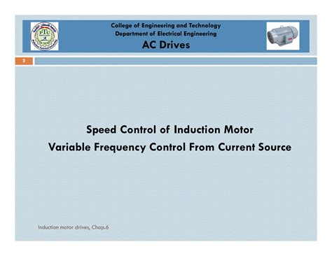 SOLUTION Variable Frequency Control From A Current Source Studypool
