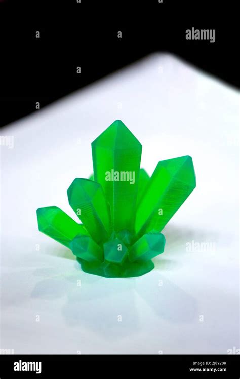 Abstract Model Printed On 3d Printer Close Up Object Photopolymer Printed On Stereolithography