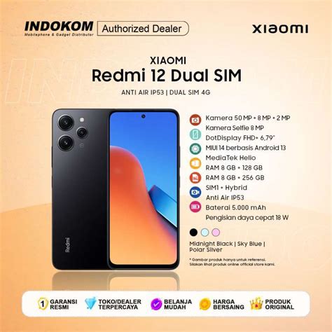 Promo Xiaomi Redmi Ram Gb Rom Gb Garansi Resmi Diskon Di Seller Indokom Official