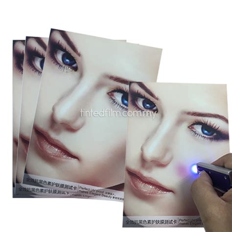 Uv Test Card Window Film