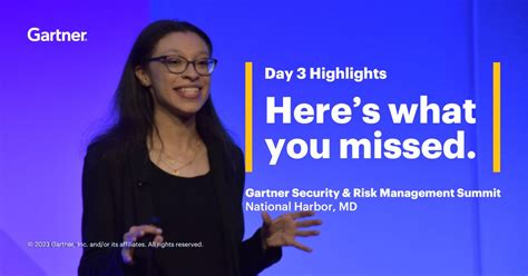 Gartner Security And Risk Management Summit 2023 National Harbor Day 3 Highlights Caleb Clarke