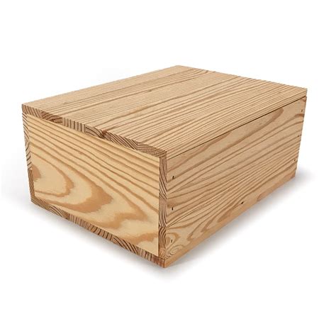 Unfinished Wooden Boxes With Lid 10x8x3 5” Custom Wood T Boxes Carpenter Core