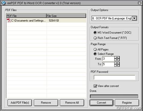 How To Convert Specified Pages Of Scanned Pdf To Editable Word Eepdf