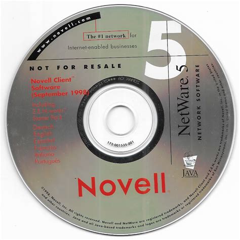 Novell Netware 5 3 User Demo Novell Inc Free Download Borrow And Streaming Internet