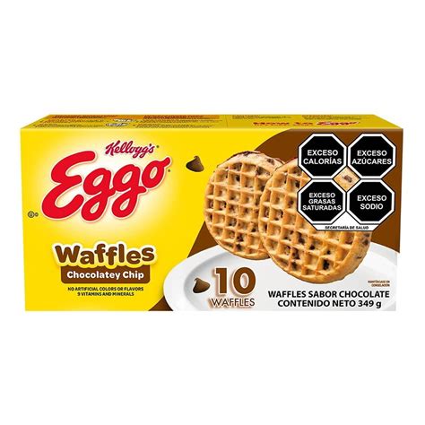 Waffle Kellogg's Eggo Mini Chocolate 349g | Walmart