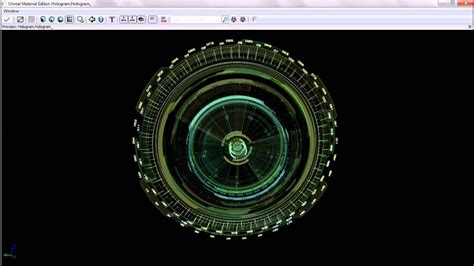 creating an advanced hologram material in udk