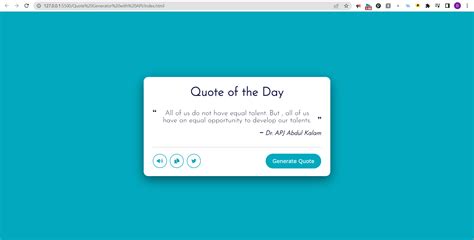 GitHub SoniDeepanshi Quote Generator Generate Random Quotes Using Random Quote Generating API