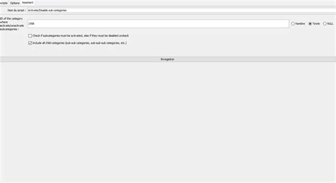 Activatedisable Sub Categories Grimport Script Idia Tech